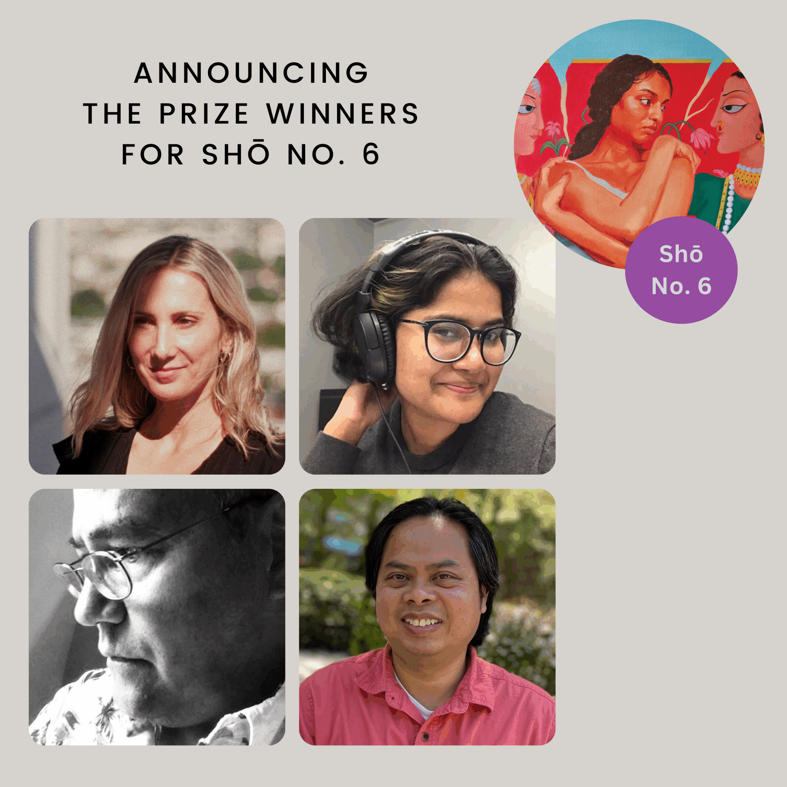 Prize Winners - Shō Poetry Journal