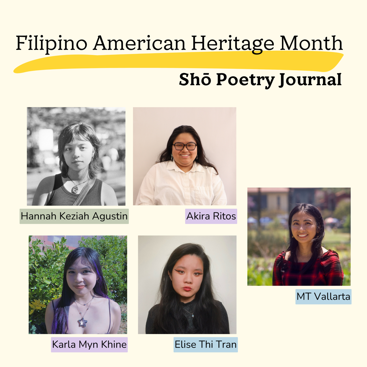 Filipino American History Month Round Up - Shō Poetry Journal